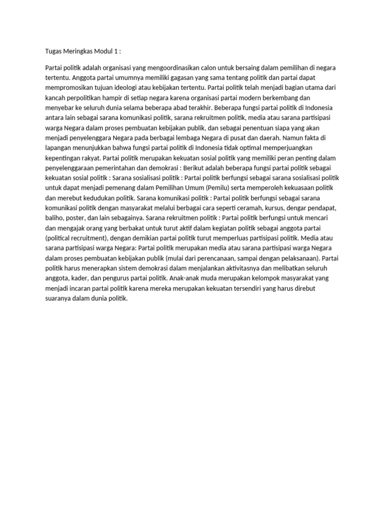 Mk. Kekuatan Sospol Indonesia | PDF | Social Science