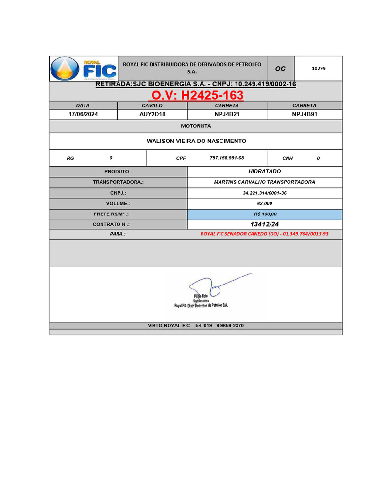 O.C Walison Vieira | PDF