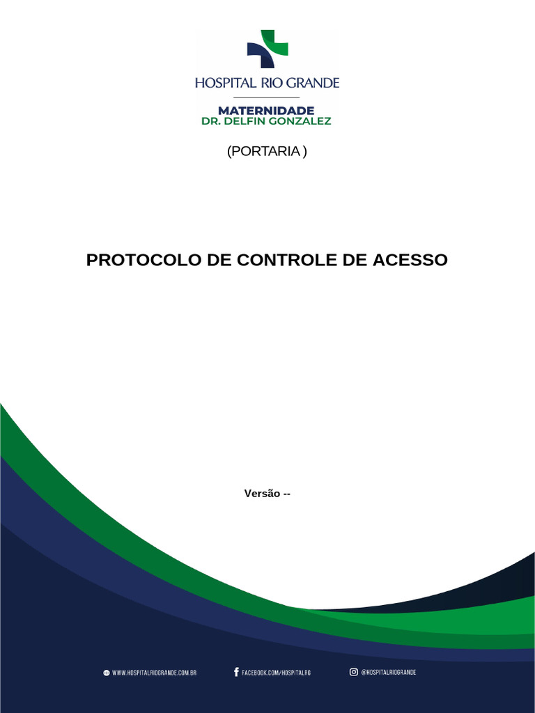 Protocolo Controle De3 Acesso | PDF