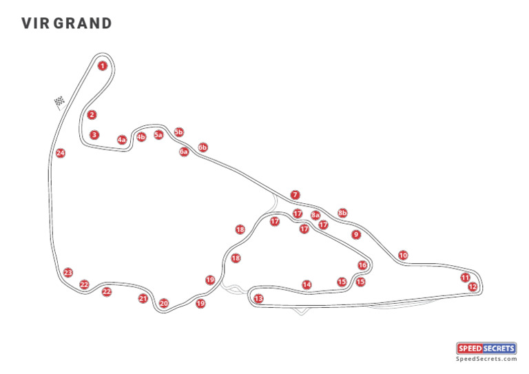 Race Track Layout VIR-Grand | PDF