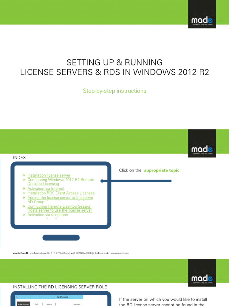 RDS CAL Aktivierung ENG | PDF