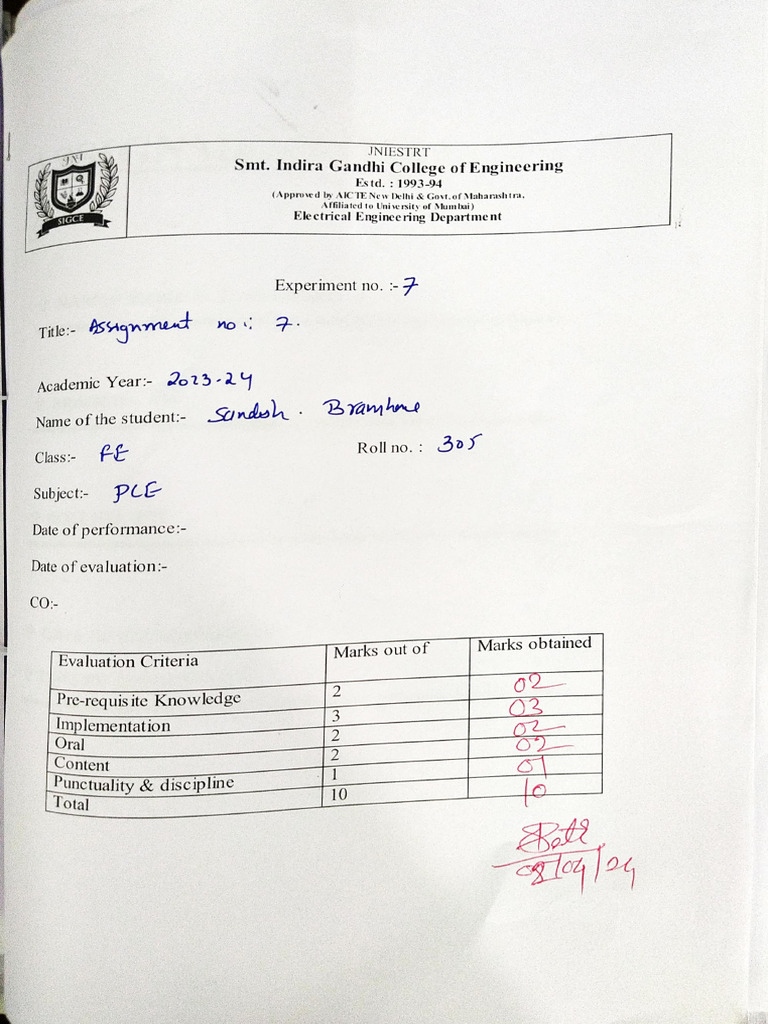 Assignment 7 Pce | PDF
