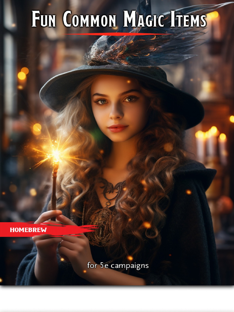 Fun Common Magic Items _ GM Binder | PDF