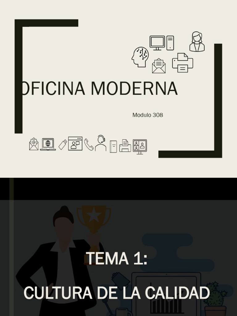Presentaciones Tema 1 - CULTURA DE LA CALIDAD | PDF | Calidad ...