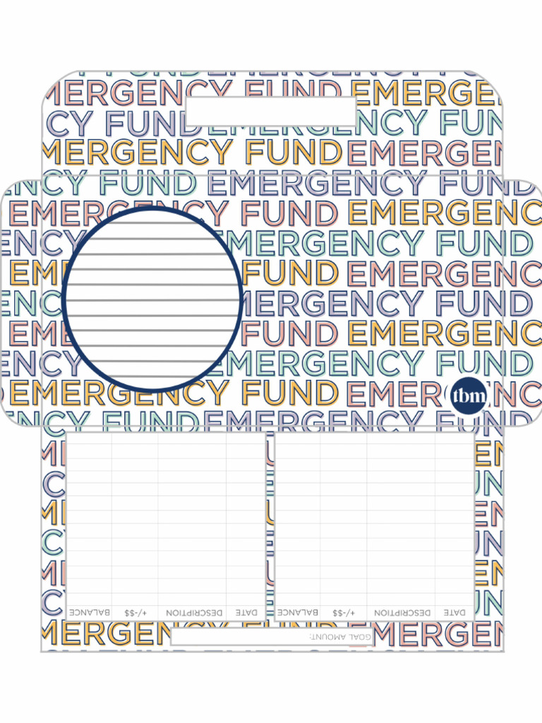 Emergency Fund Cash Envelopes | PDF