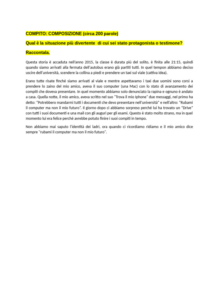 Una Storia Divertente - Marjorie Vera | PDF