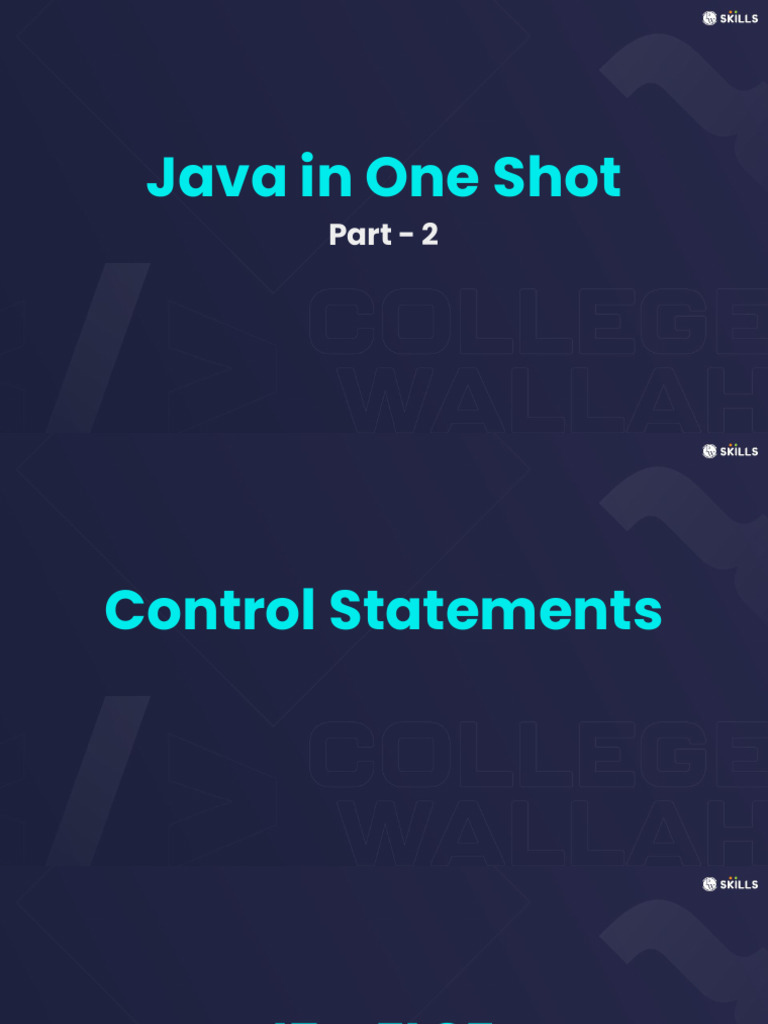 Java One Shot Part 2 | PDF