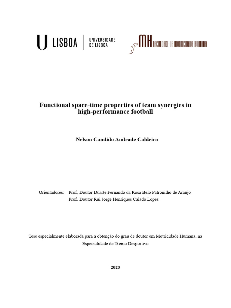 TESE Definitiva Nelson Caldeira 2023 | PDF