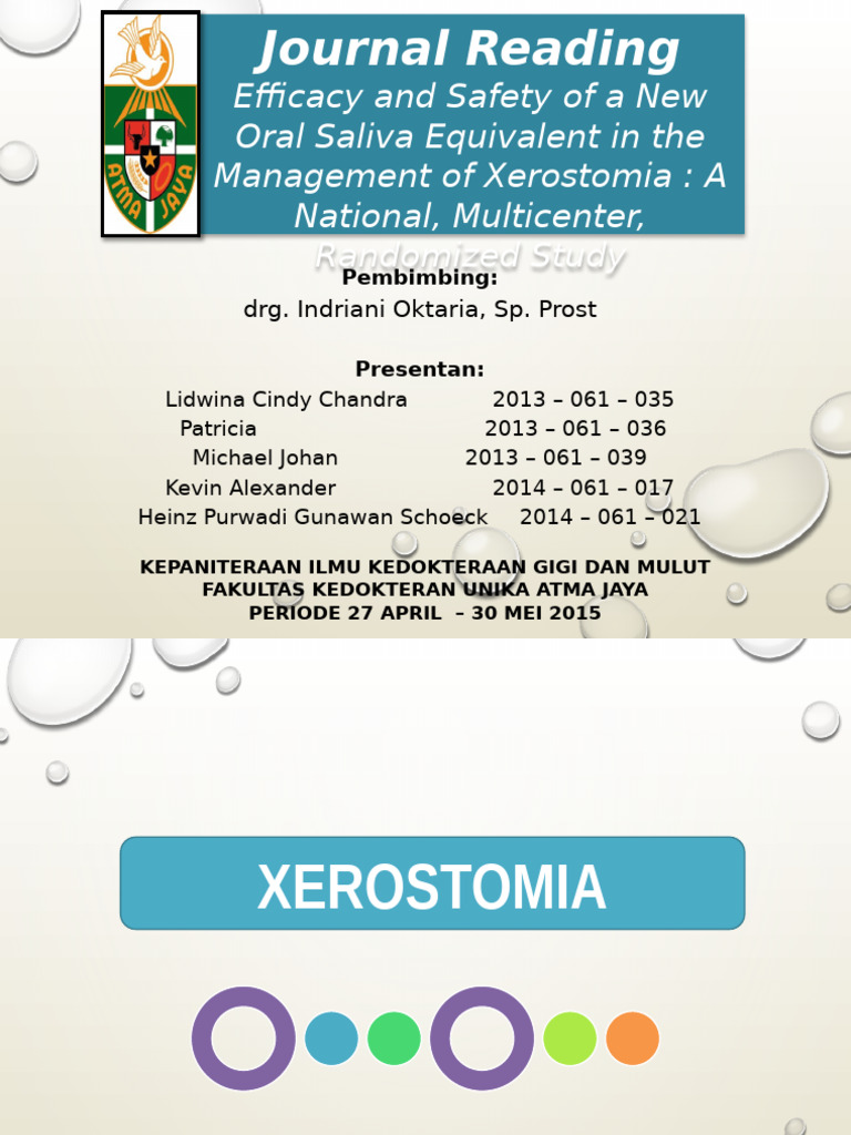 Xerostomia PPT Finale-1 | PDF