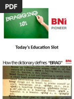 BNI 1-2-1 - Bio Sheet Format | PDF | Knowledge | Cognitive Science