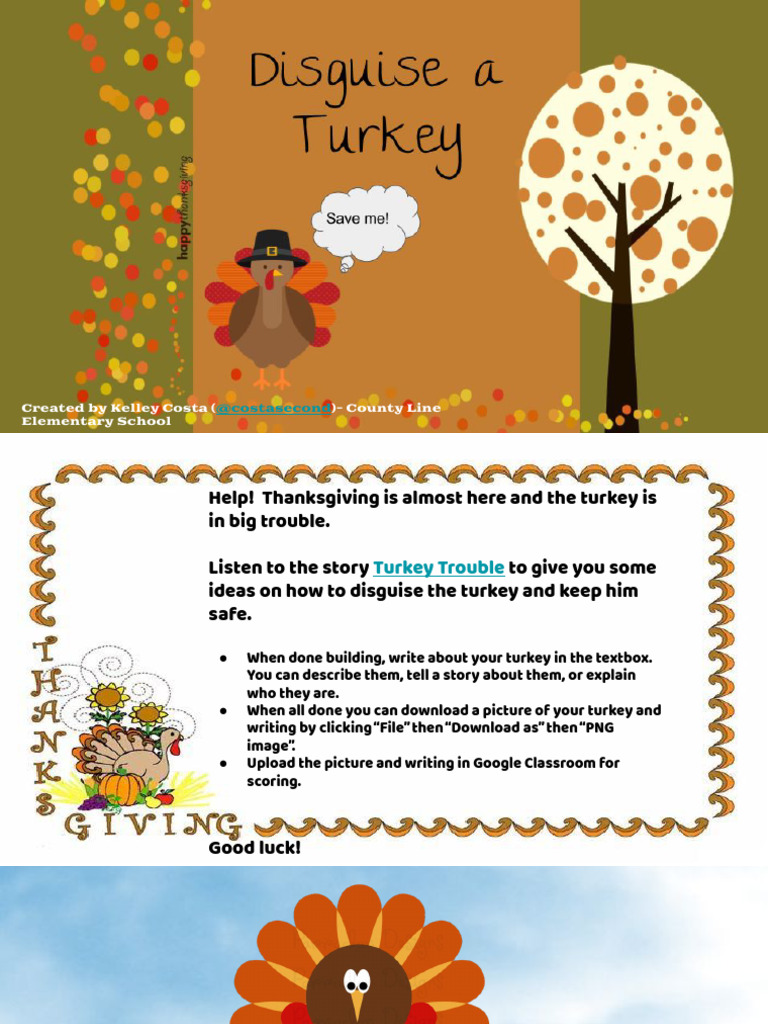 Disguise A Turkey | PDF