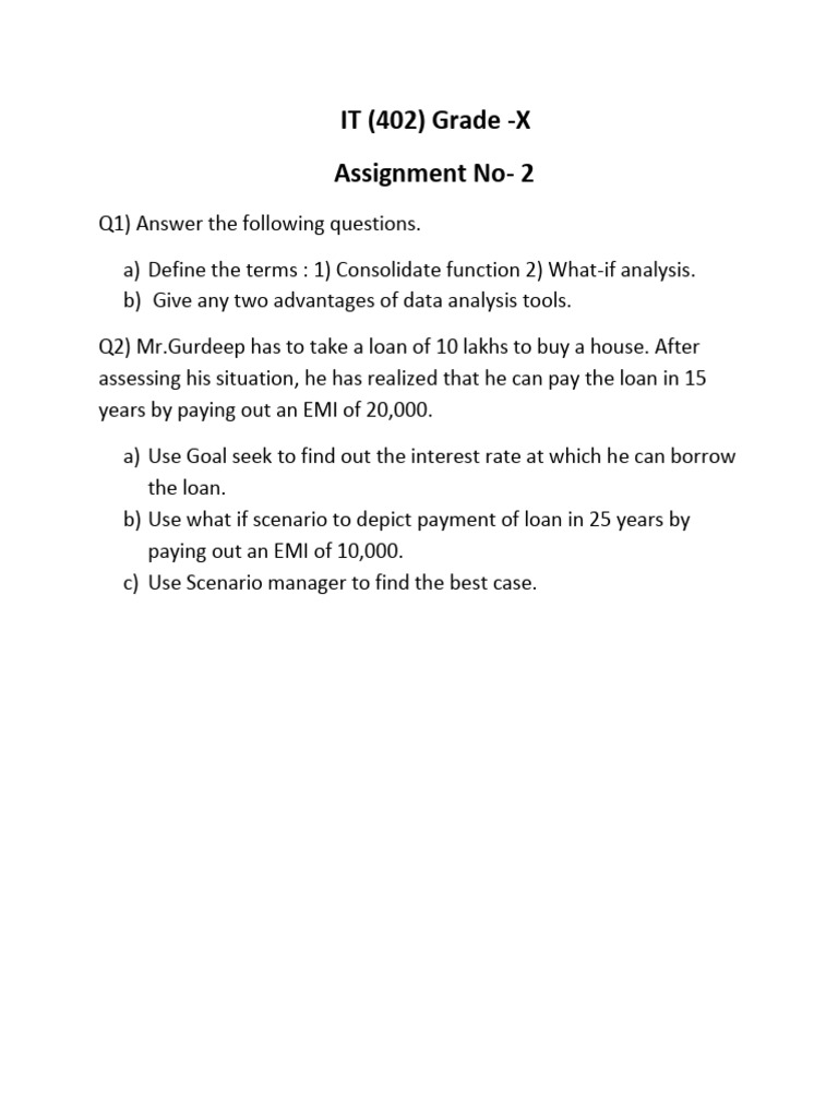 IT Assignment No-2 | PDF