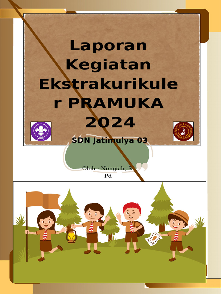 Laporan Ekskul Pramuka Neng | PDF