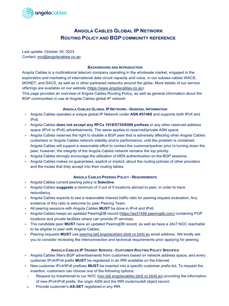IP-Network-Routing-Policy | PDF