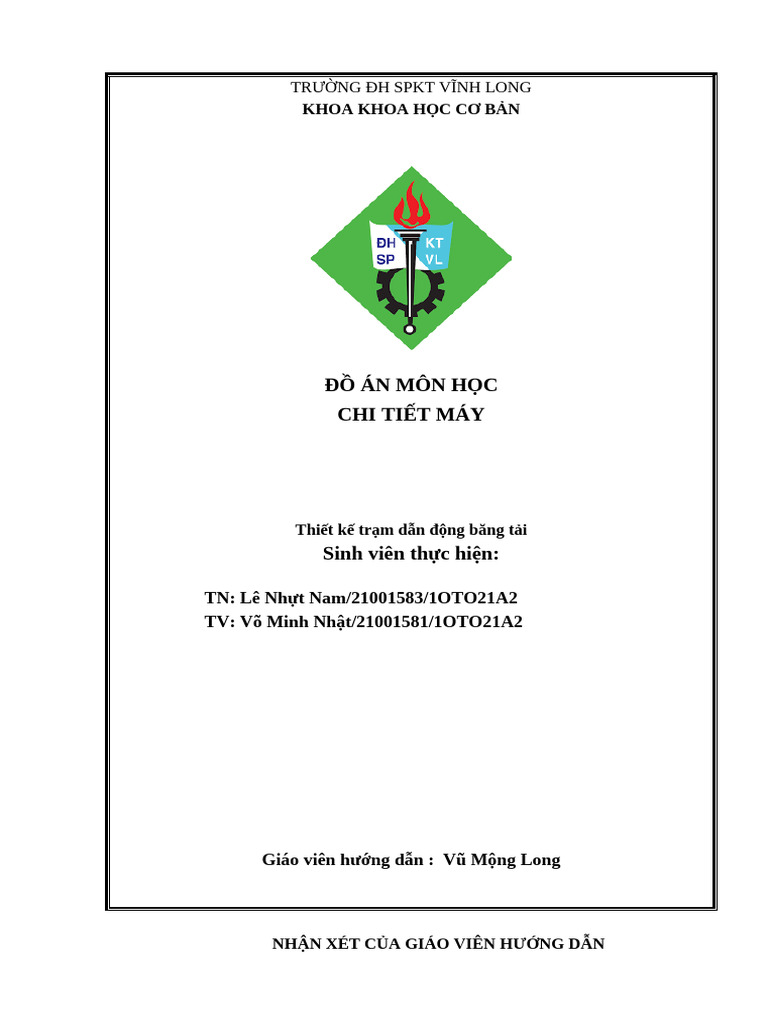 Chi Tiet May - C1234 | PDF