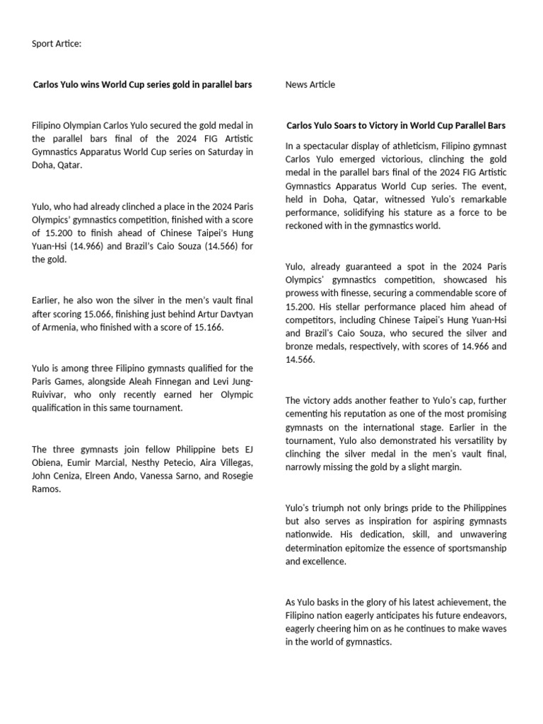 Sample Articles | PDF