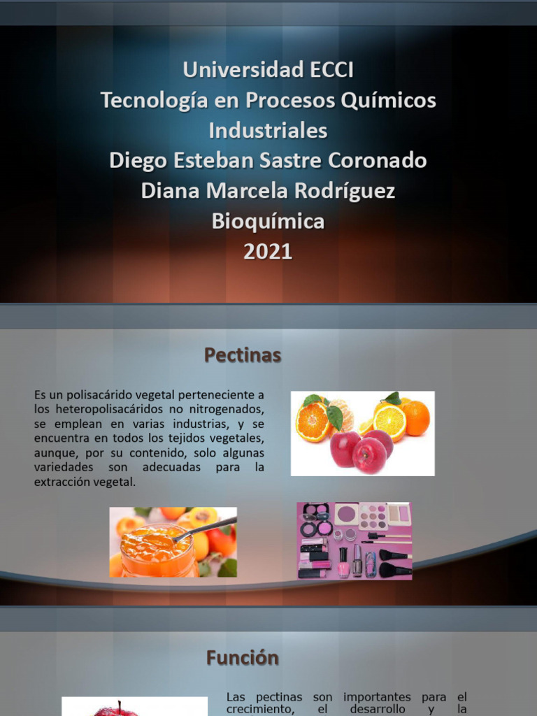 Pectinas | PDF