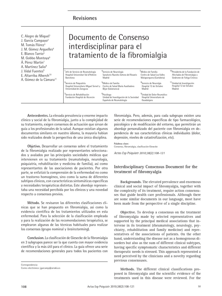Consenso FM Barcelona | PDF