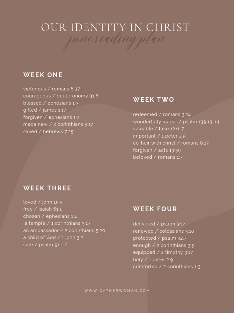 2024 Monthly Reading Plan | PDF