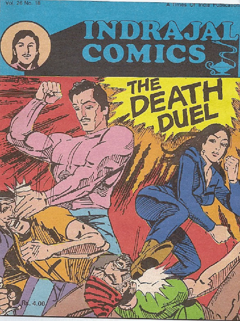 Indrajal Comics #774 v26n18 1989 Bahadur The Death Duel c2c Vs WebP | PDF