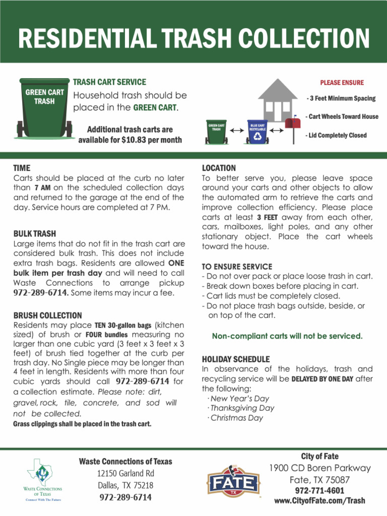 Trash and Recycling - 071023 - 202307121205350630 | PDF | Waste