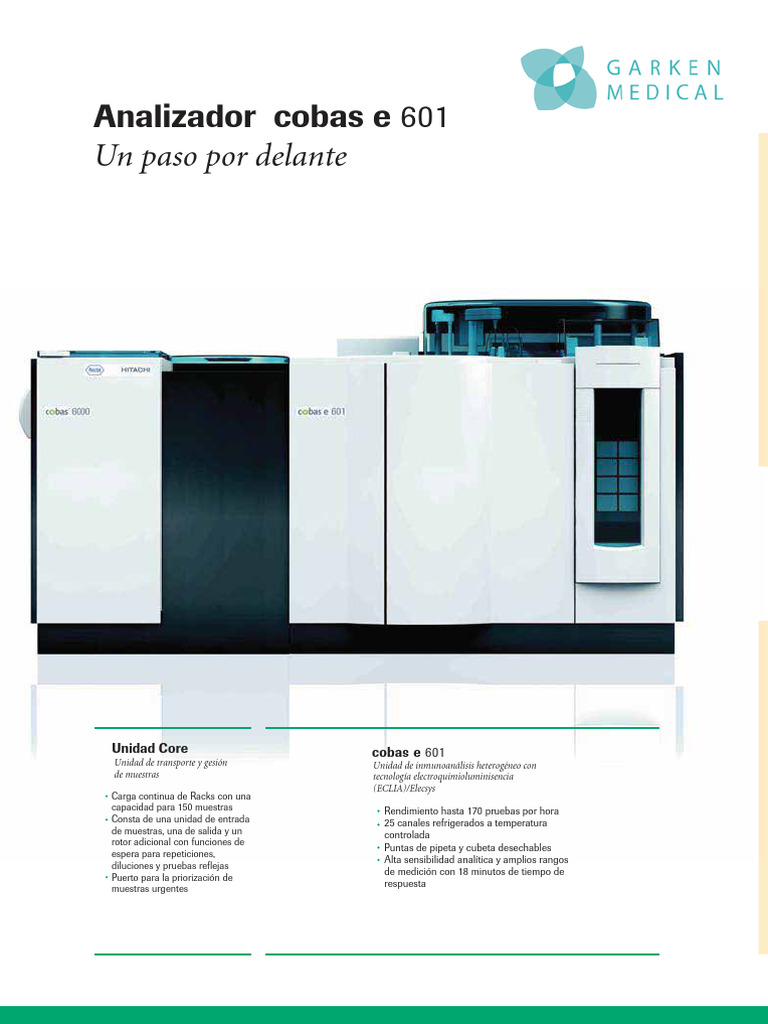 Cobas E601 | PDF
