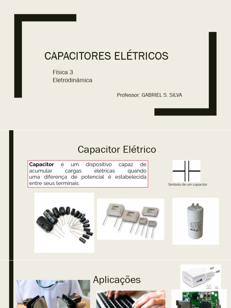 Capacitores Elétricos | PDF