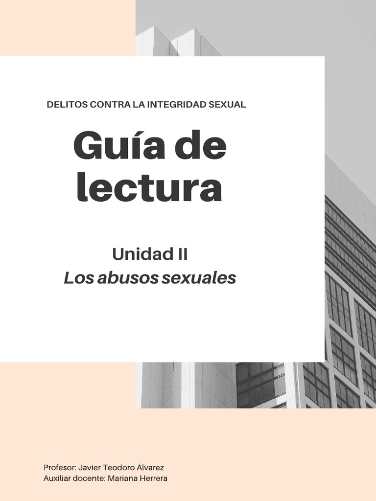 Guía de Lectura - Unidad II | PDF
