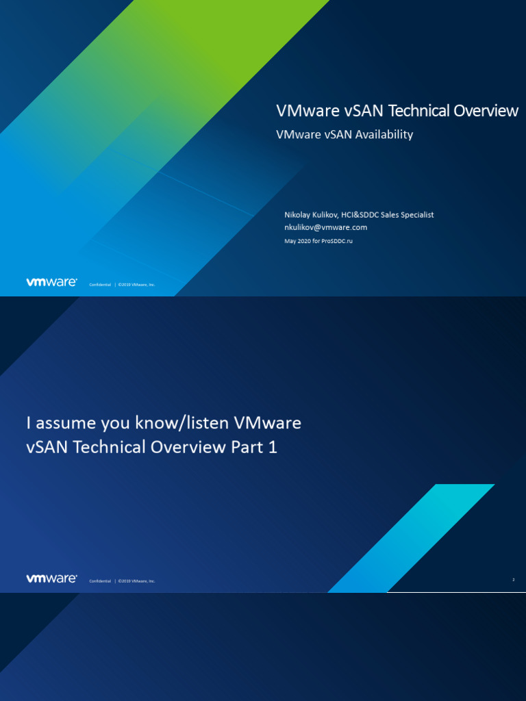 VSAN Technical Overview Availibility | PDF VSAN Technical Overview Availibility | PDF