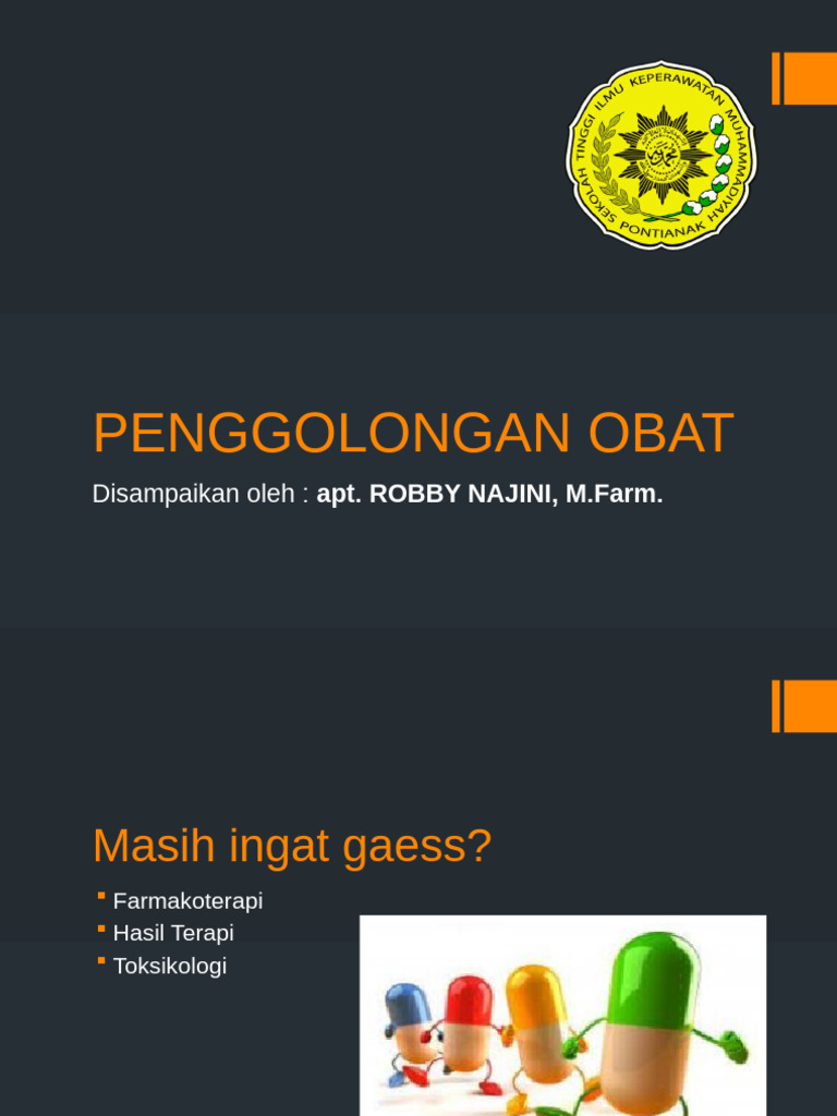 PENGGOLONGAN OBAT | PDF
