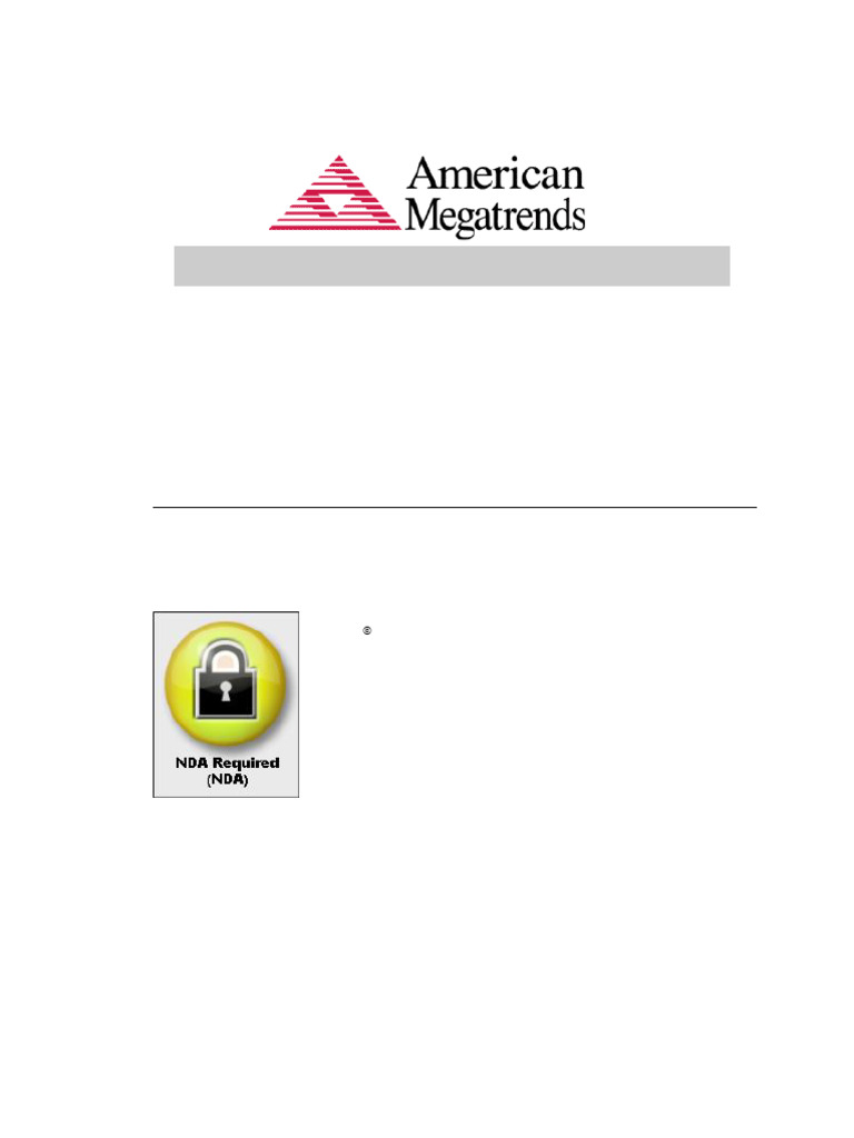 AMI Aptio 5.x MMTool User Guide | PDF