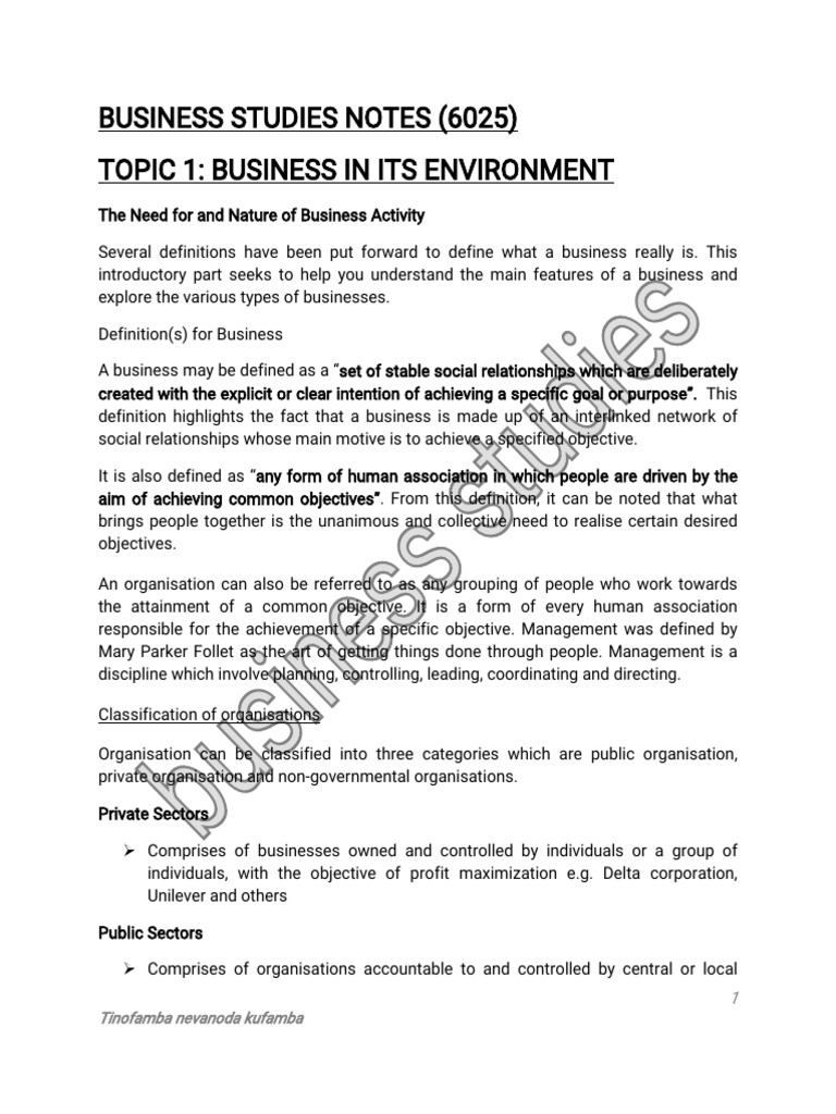 Bs Notes | PDF