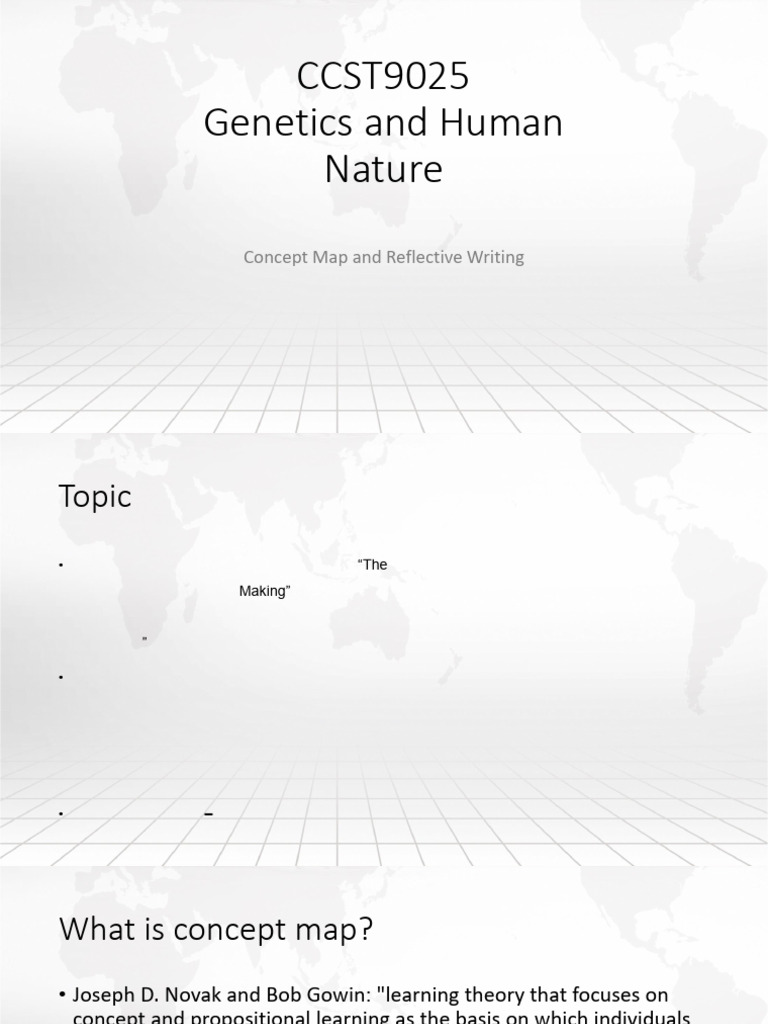 2023-24 CCST9025 Concept map and reflective writing (For moodle) | PDF
