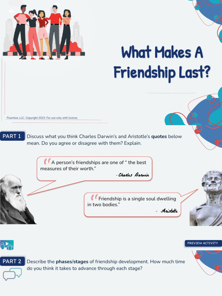 Graciela Lesson What Makes A Friendship Last | PDF