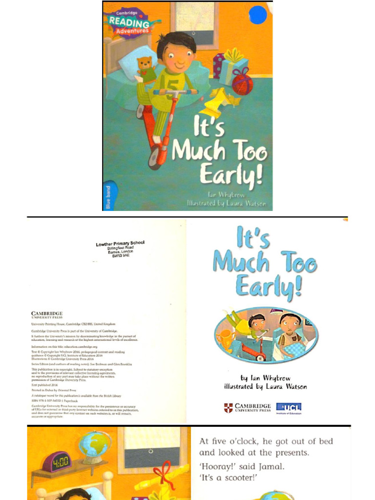It's Much Too Early - Story | PDF