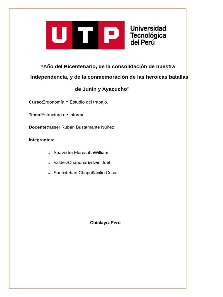 Informe Final PC3, Ergonomia-1 | PDF