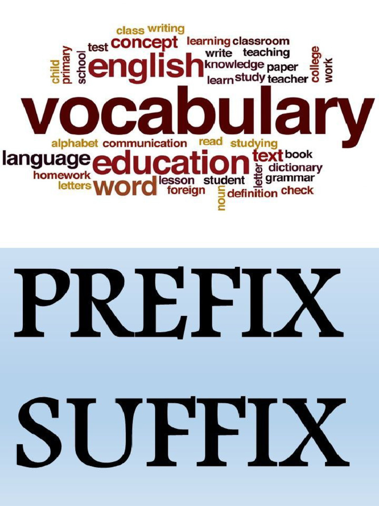 Prefix Suffix | PDF