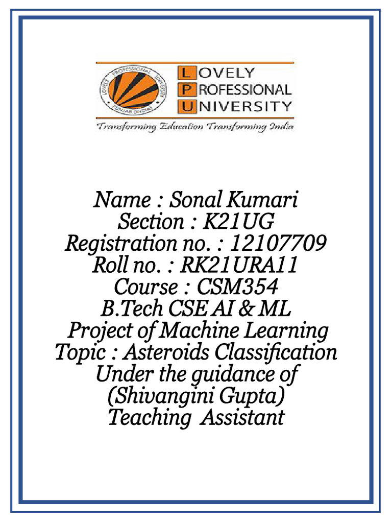 ML Project Final | PDF