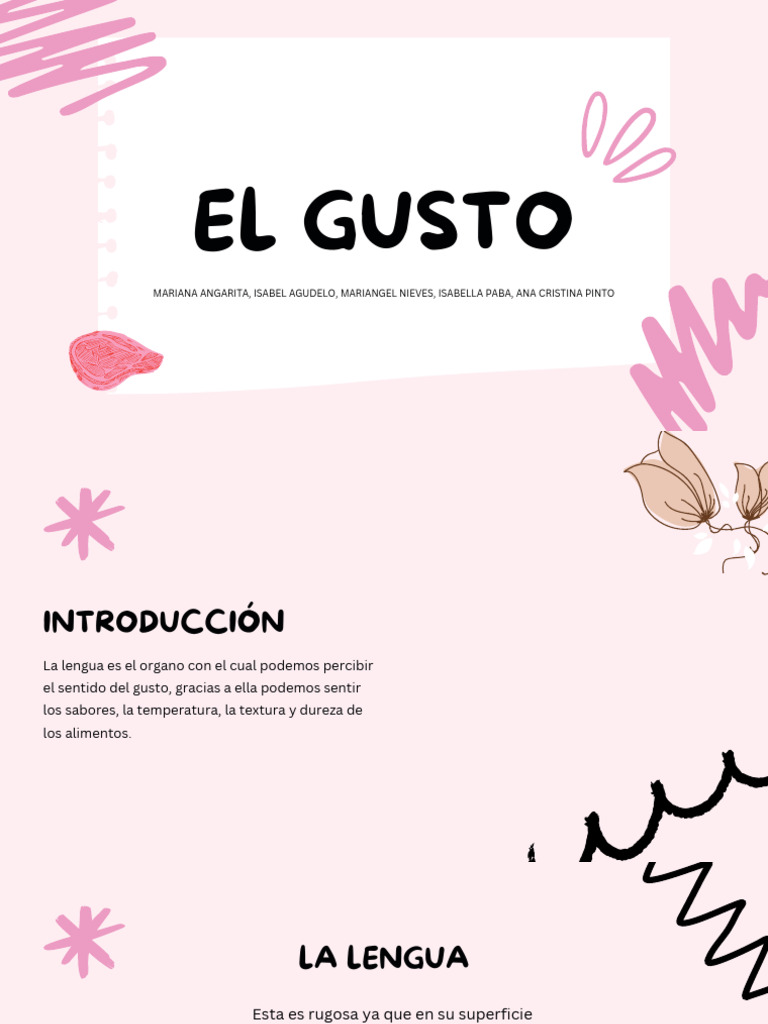 Exposición de El Gusto | PDF
