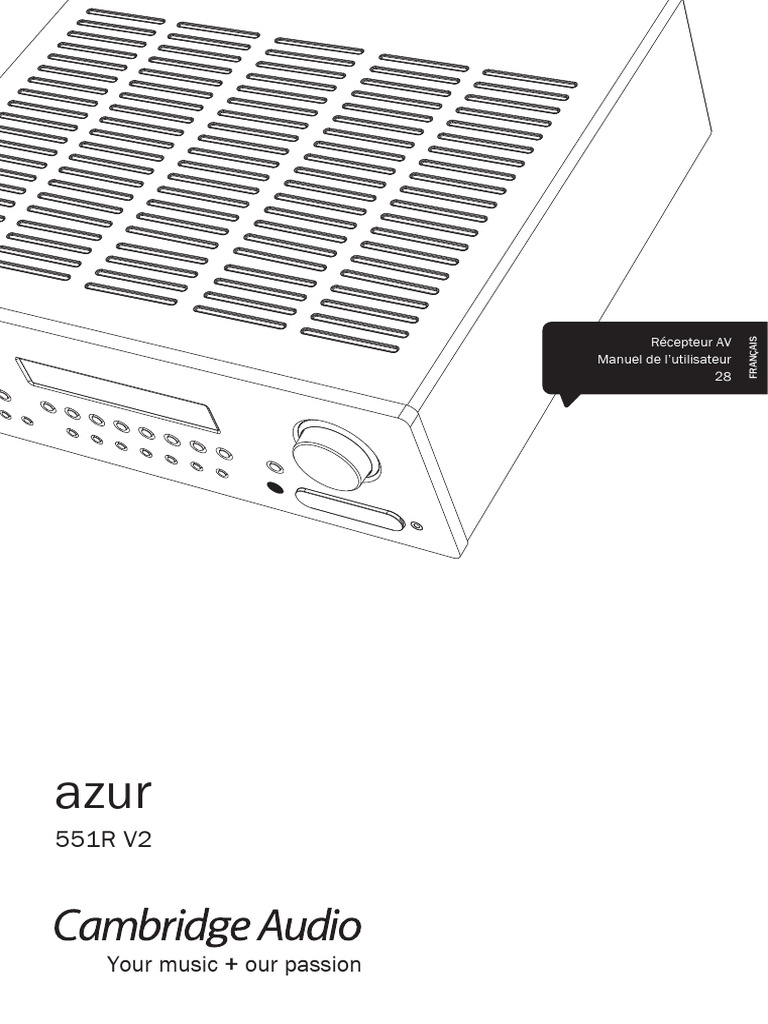 Cambridge Azur 551R V2 | PDF