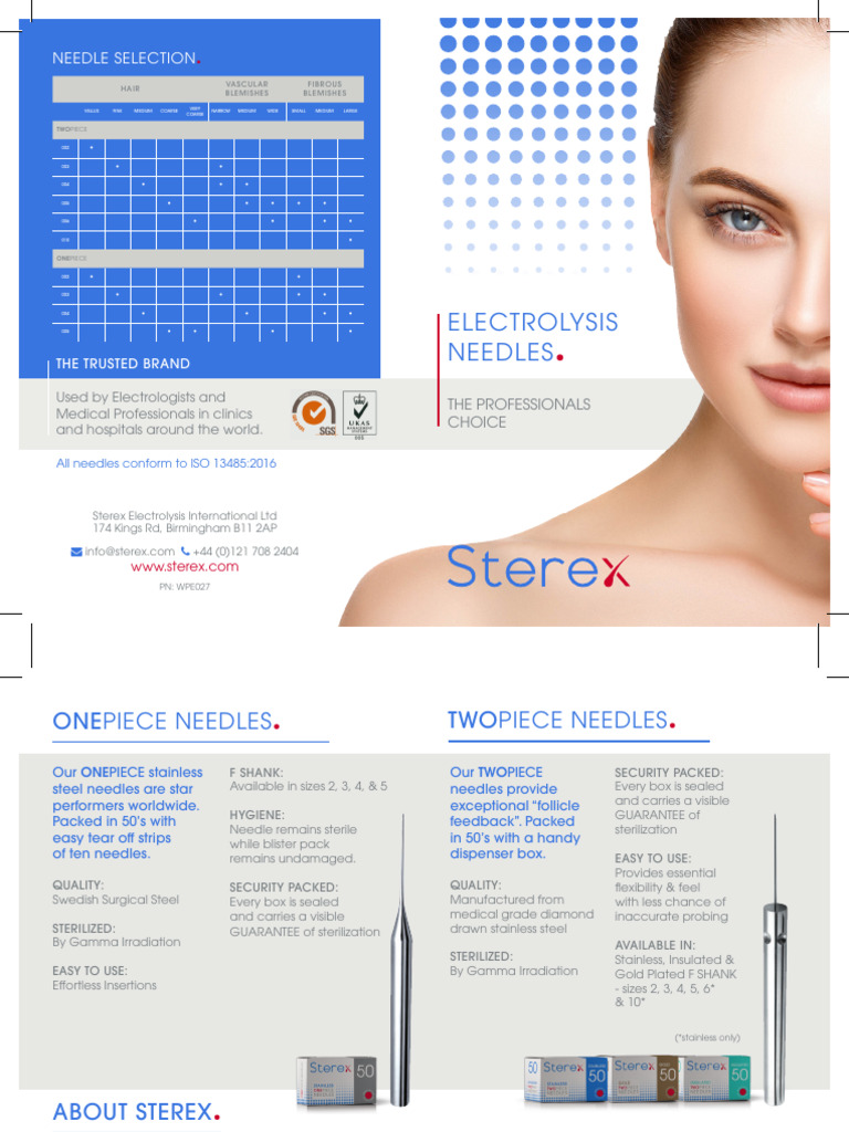 Sterex Needle Selection Guide | PDF