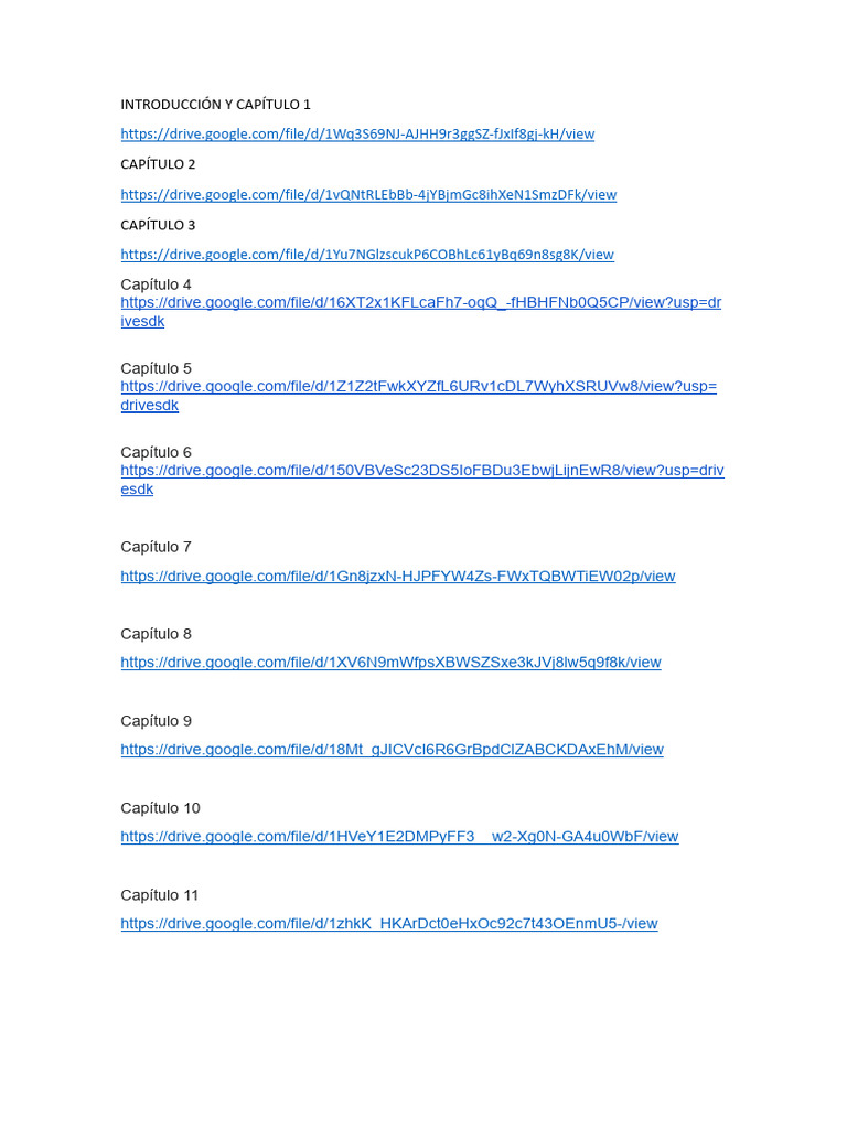 Links Cap-Tulo Textos | PDF