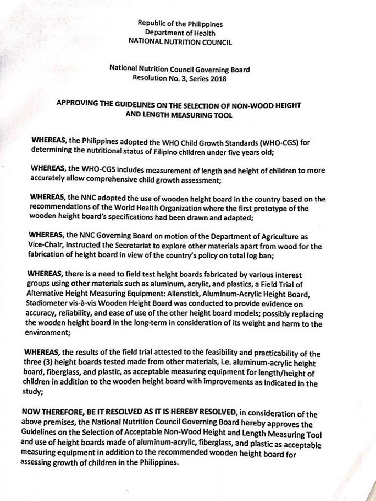 NNC GB Res. No.3, S.2018_Guidelines on the Selection of Non-wood Height ...