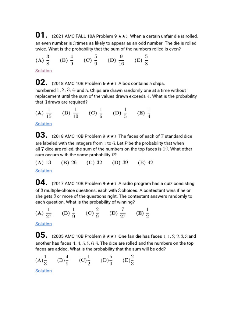 2021 AMC FALL 10A Problem 9 | PDF