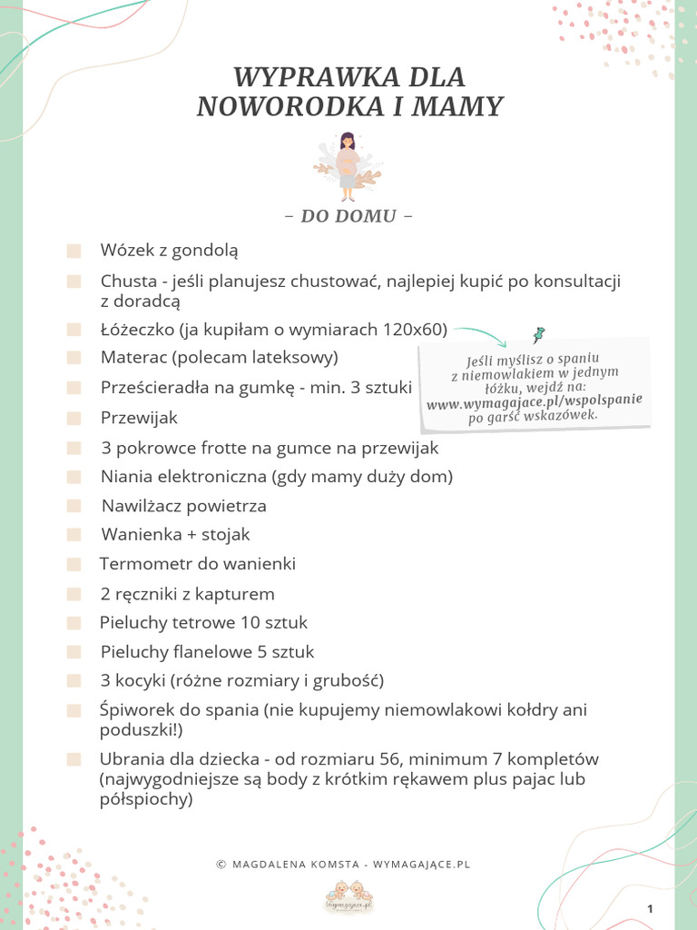 Wyprawka Lista 2 | PDF