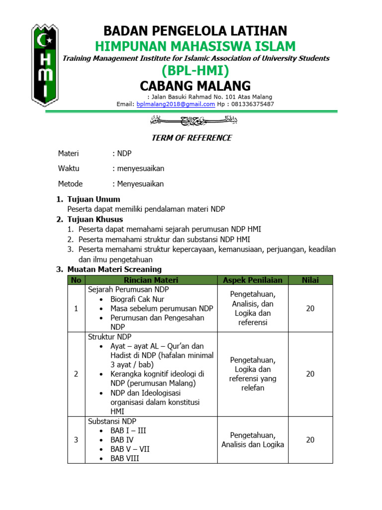 Tor Screning Ndp | PDF
