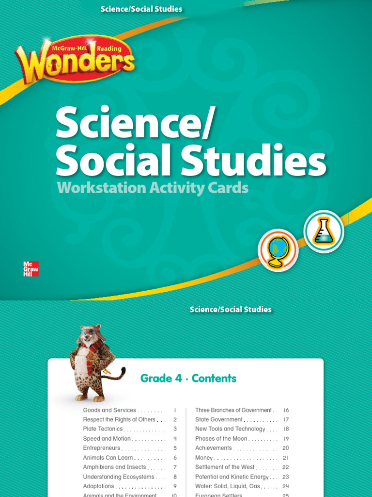 4 Workstation Cards Science - Social Studies | PDF | Business