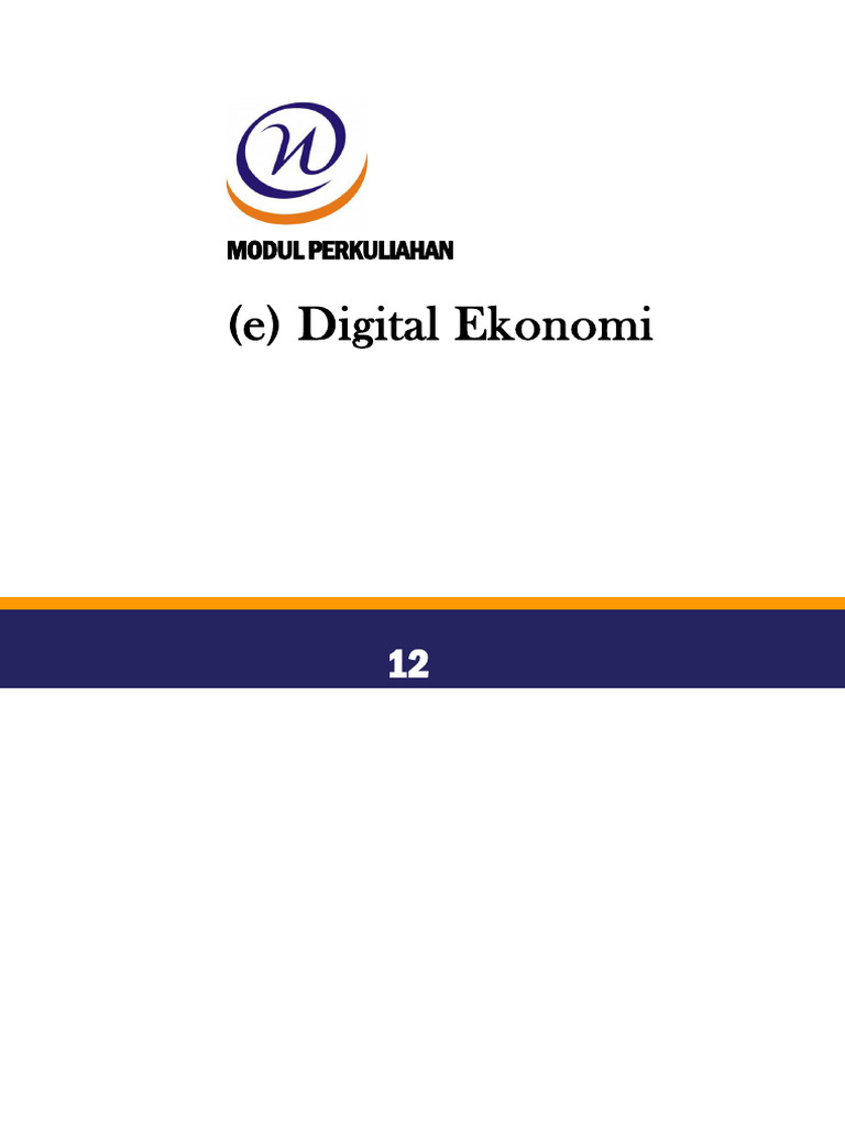 Modul Digital Economy Pert 12 | PDF
