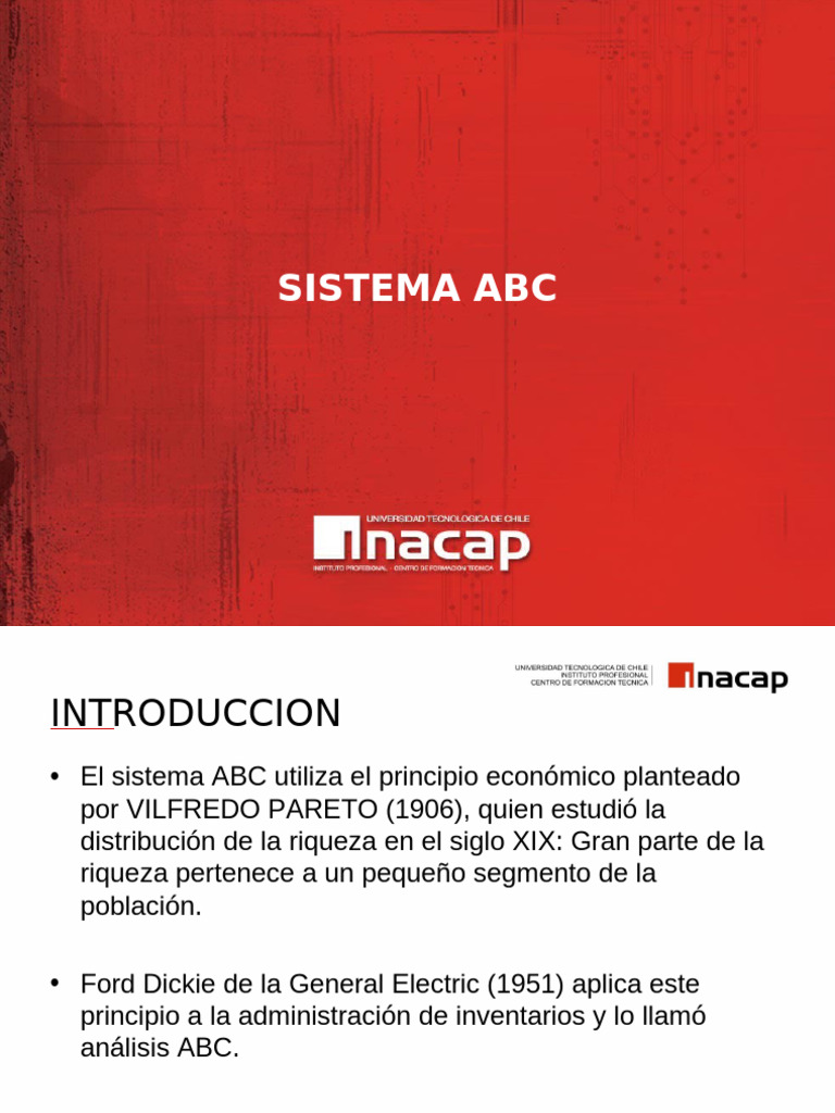 Clase 6 Sistema Abc | PDF