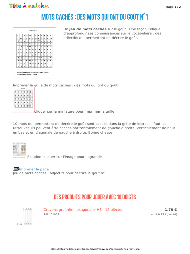 File18827 Grilles Mots Caches | PDF